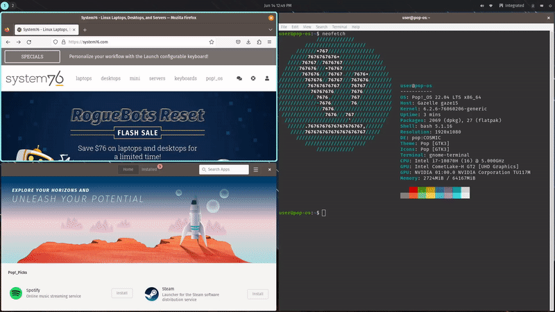 System76 customization settings, KDE wallpaper contest, and more! · TechHut