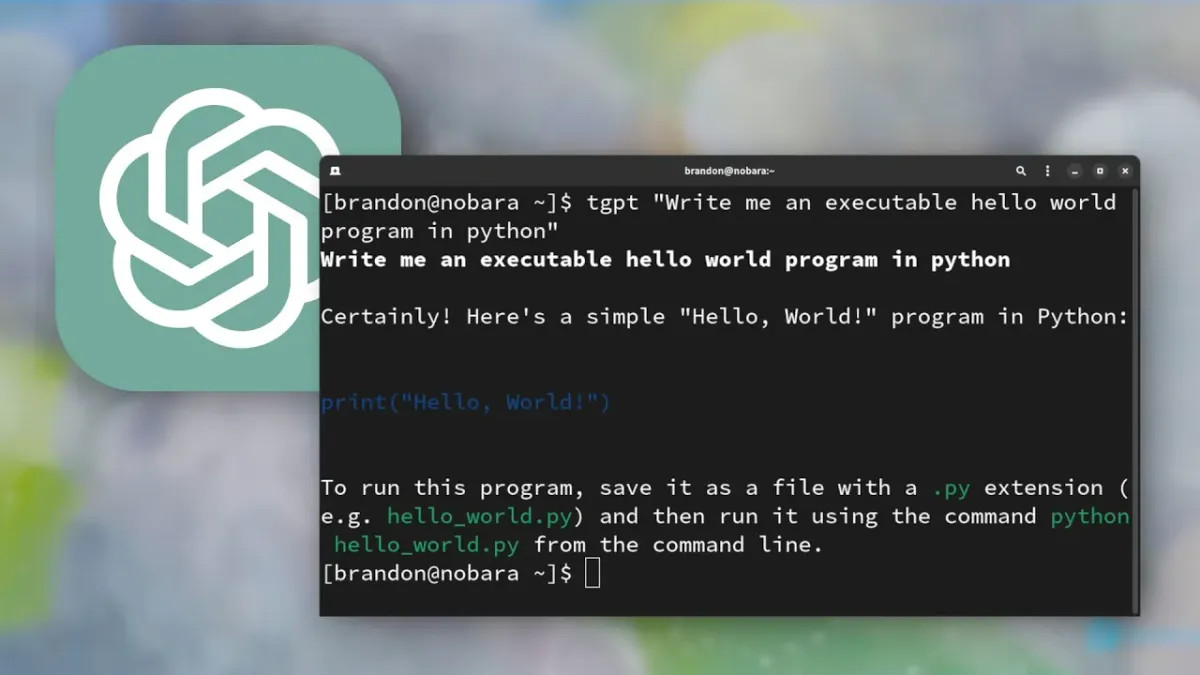 ChatGPT in YOUR Terminal · TechHut