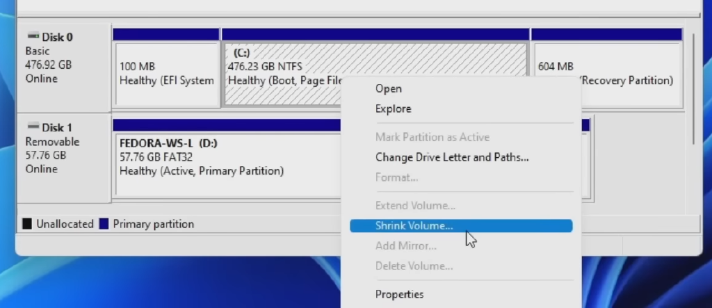 How to Dual Boot Fedora and Windows 11 · TechHut